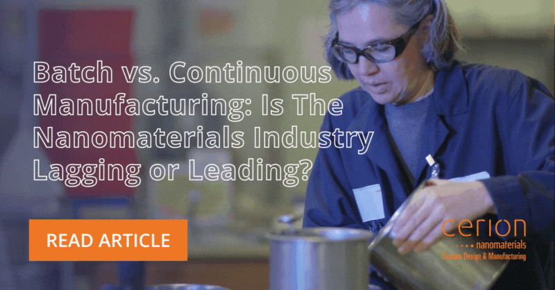 Batch vs. Continuous Manufacturing